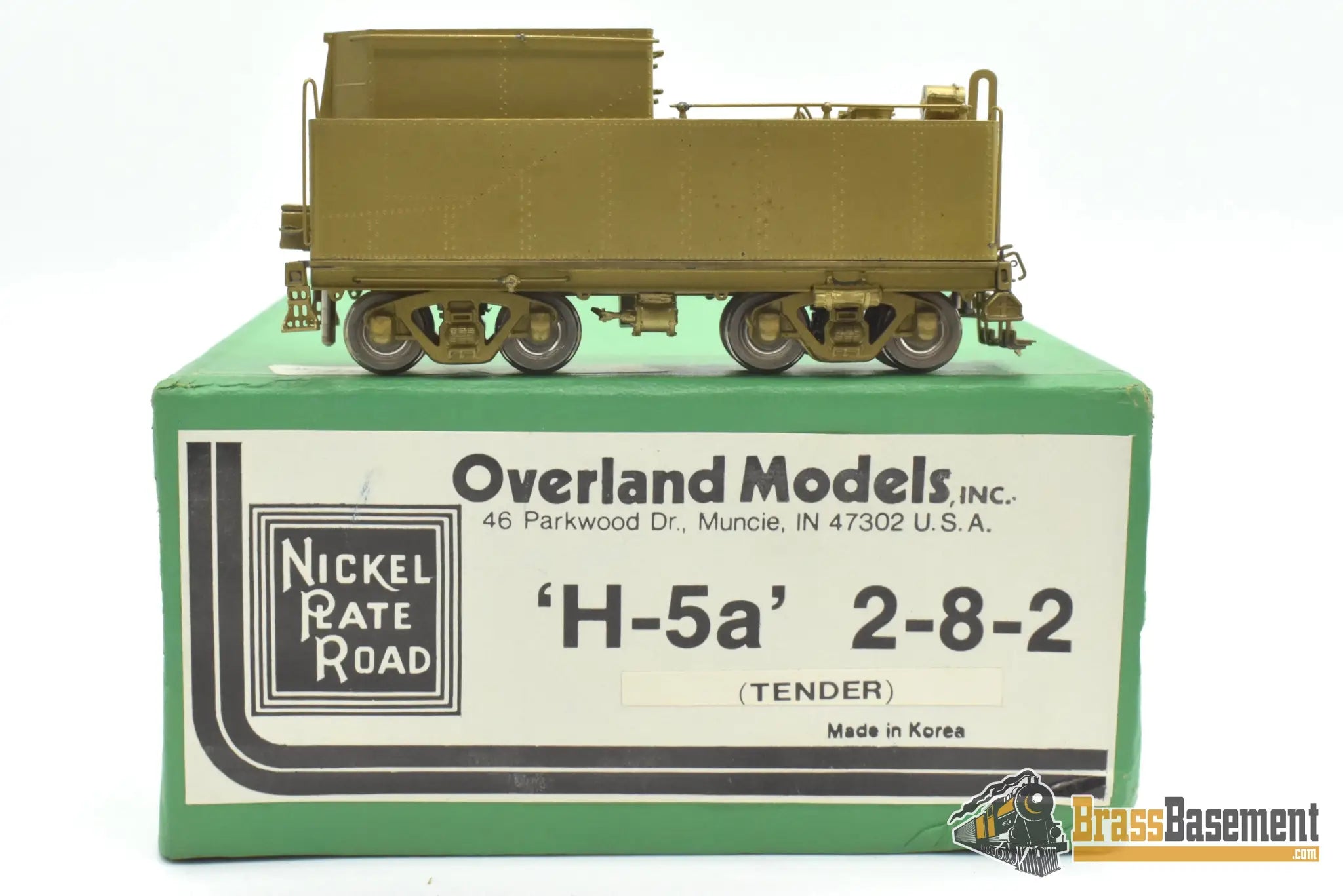 HO Brass - OMI 1479 Nickel Plate NKP 2-8-2 H-5a TENDER ONLY - Unpainte ...